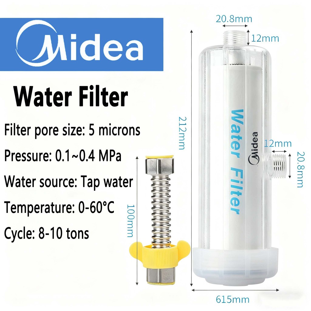 Midea Water Filter Electric pre-filter shower head washing machine ...