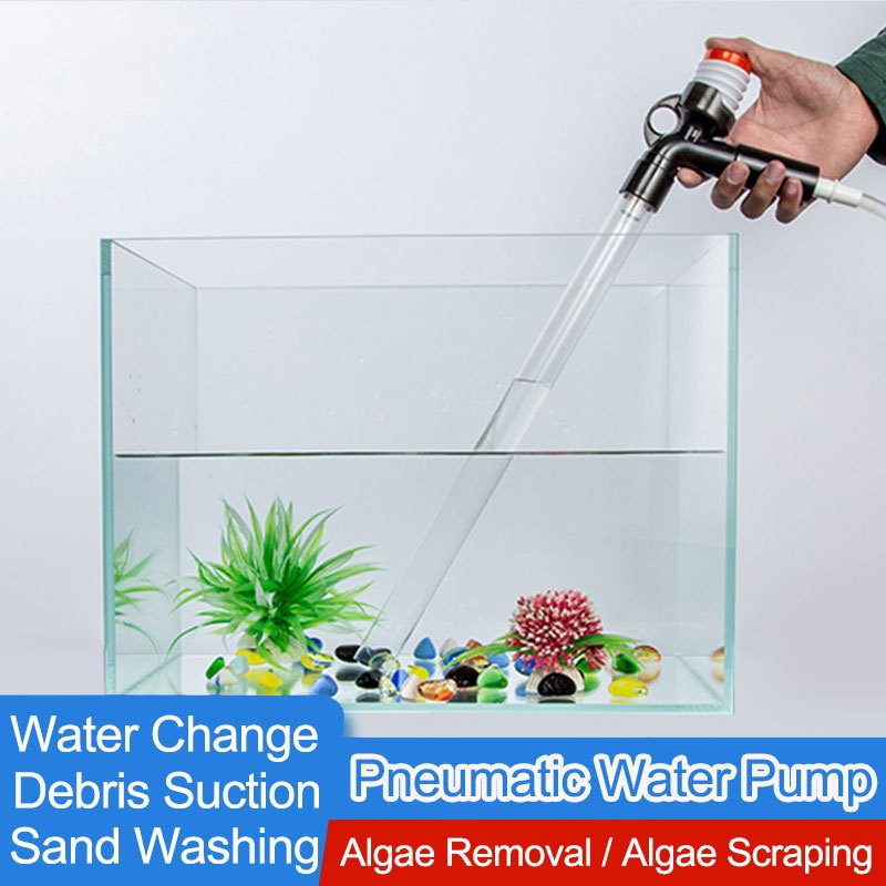 Manual Aquarium Water Changer, Gravel Cleaner, Debris Suction Pump ...