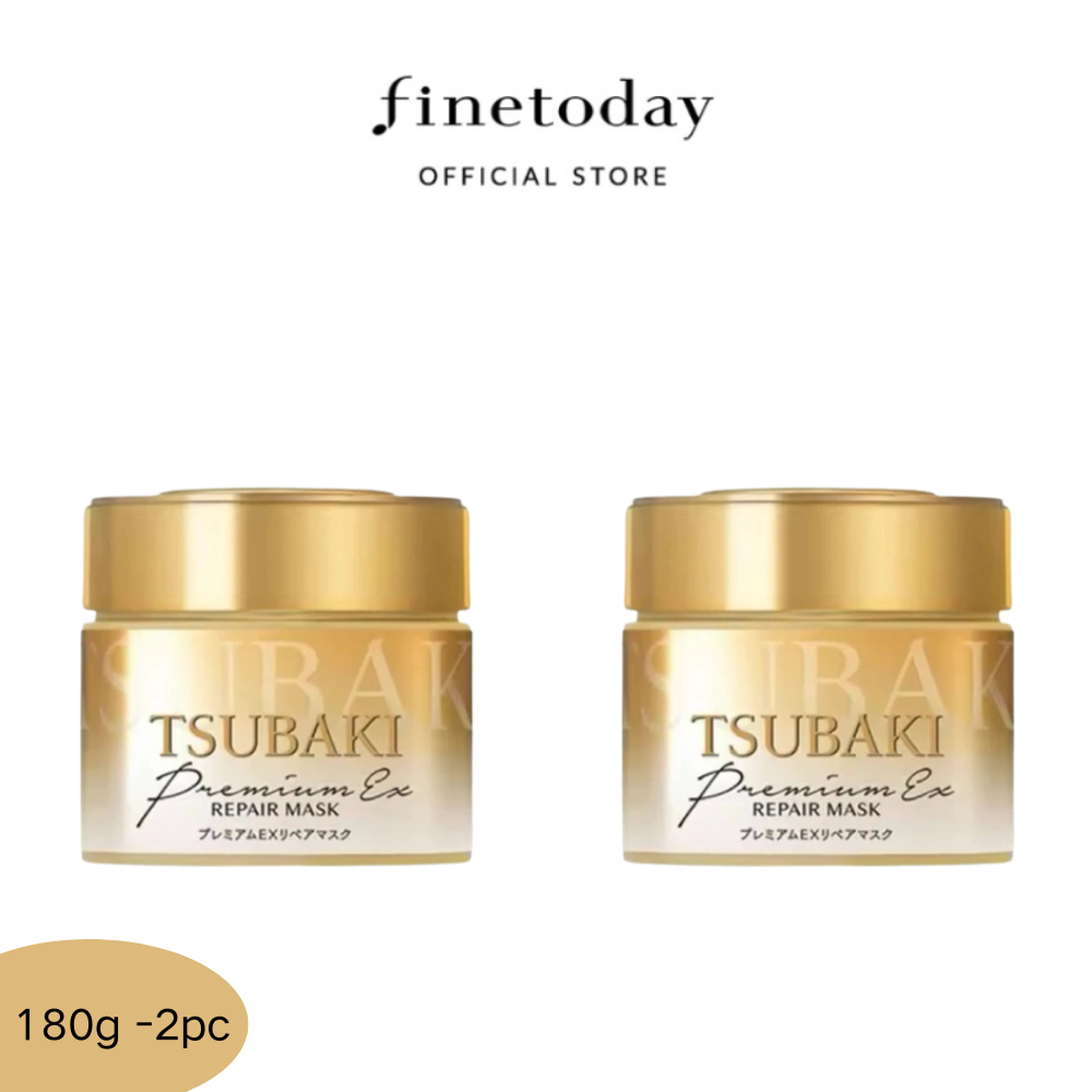 TSUBAKI Premium Ex Intensive Repair Hair Mask Combination Set | Shopee ...