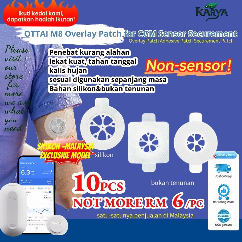 【Hot】10PCS Ottai M8 Overlay Patch Waterproof Adhesive Patch for ...