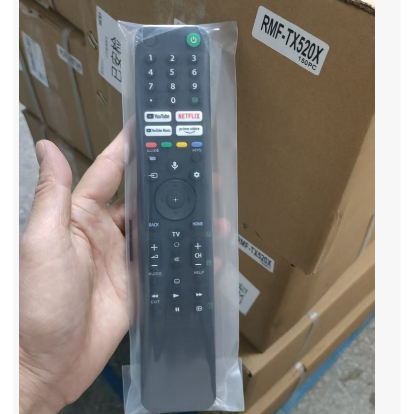 New RMF-TX520X voice remote control for Sony 4k smart TV KD-43X85J KD ...