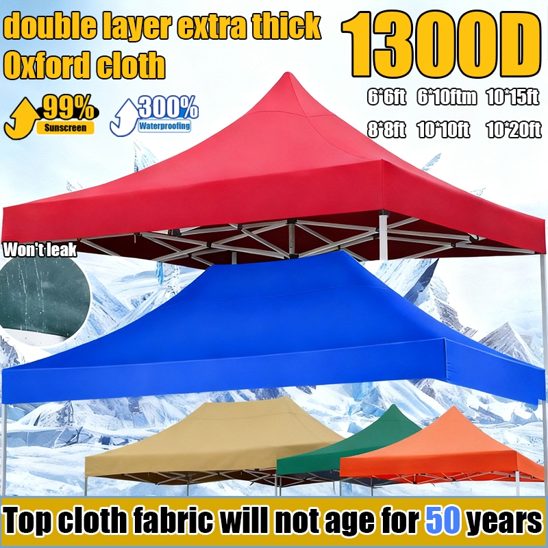 【6x6 8x8 6x10 10x10 10x15 10x20ft】 canopy 1300D canopy 10x10 kanopi car ...