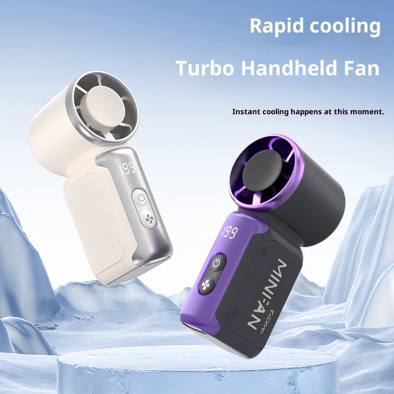 New Mini Portable Handheld Fan 199-speed USB Rechargeable Cooling Fan ...
