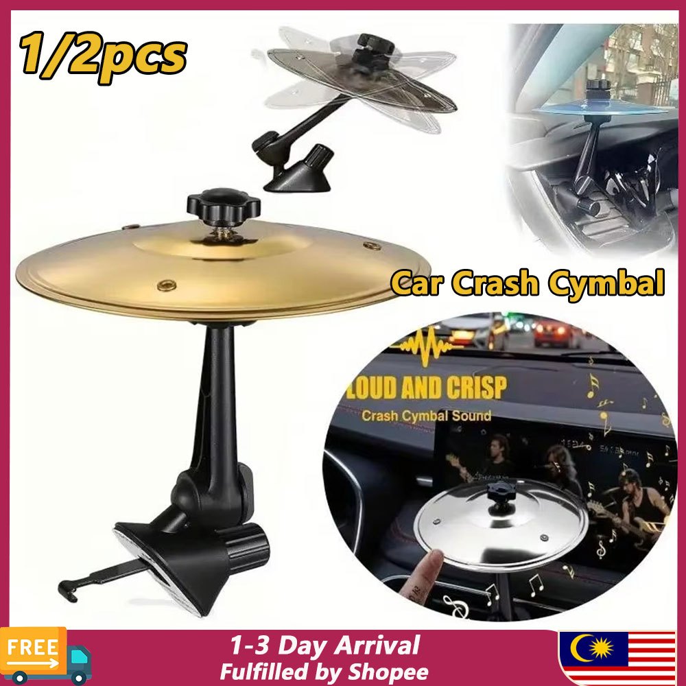 (🔥MY stock🔥) 2pcs Car Hand-Shooting Cymbals Car Air Vent Dashboard ...