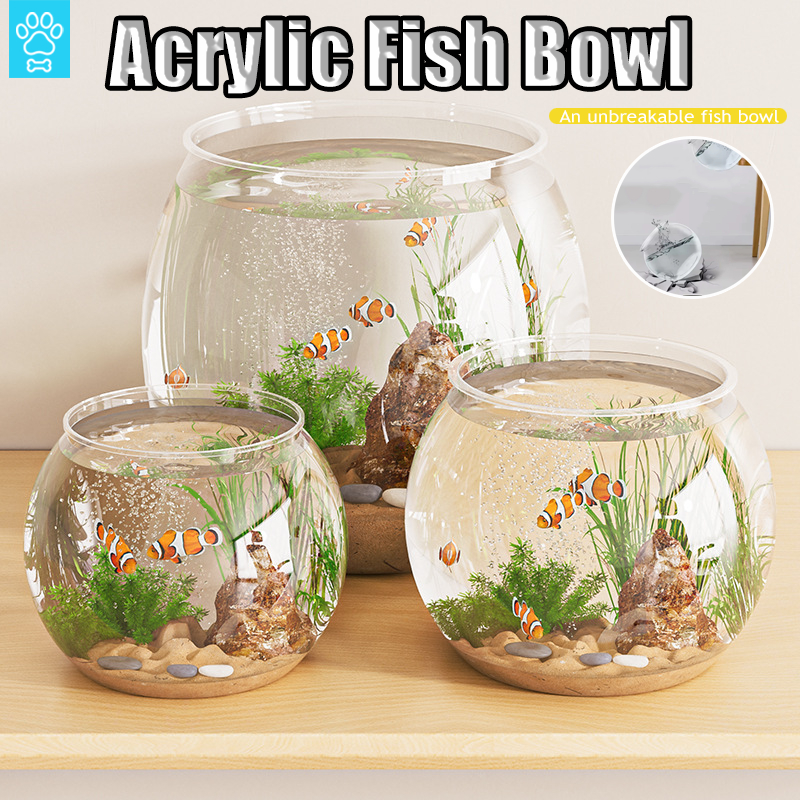 Fish bowl Acrylic fish tank Ecological fish tank Shatter - resistant ...