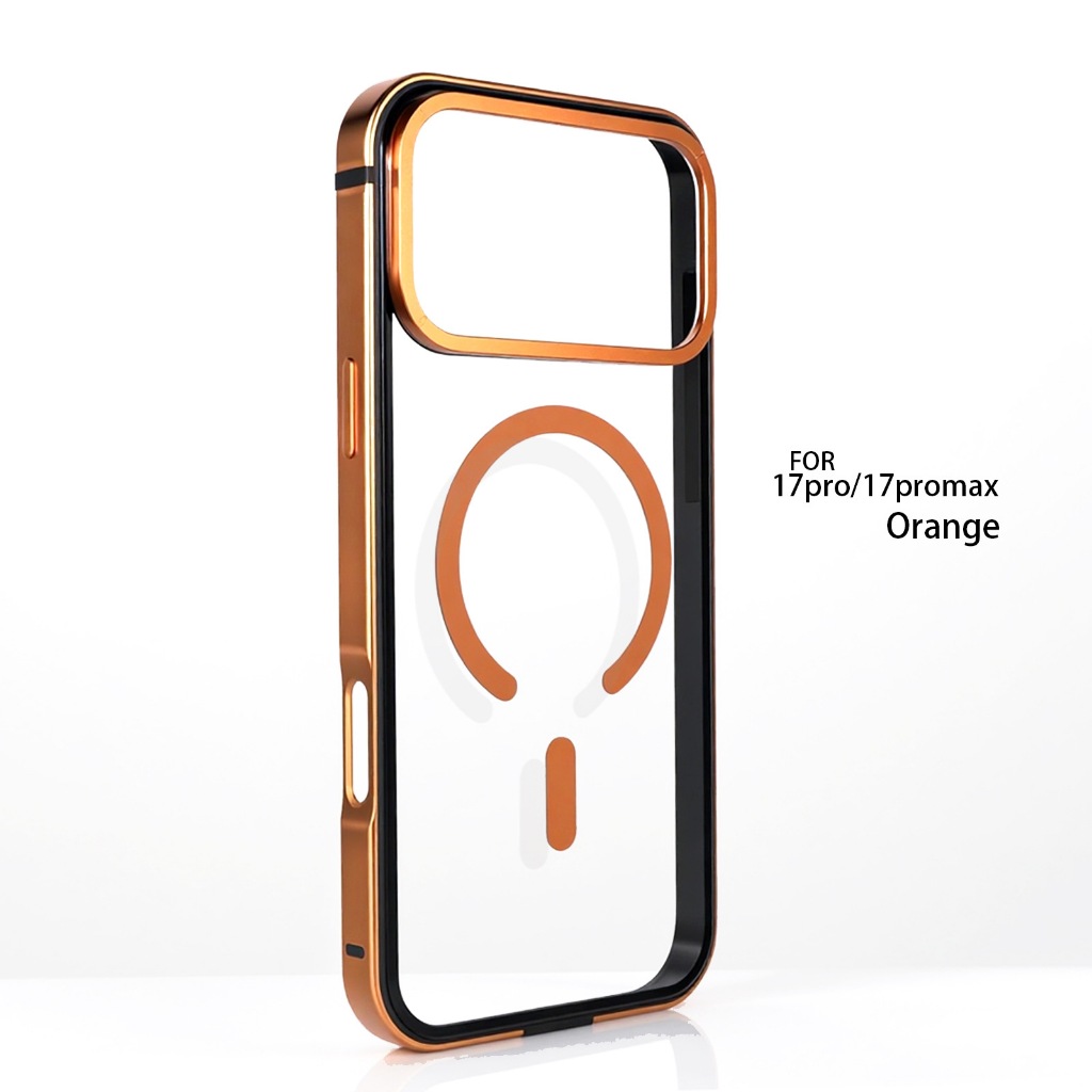 HD Transparent Aluminum Alloy Metal Bezel For Iphone 17 Pro Max/17 Pro ...