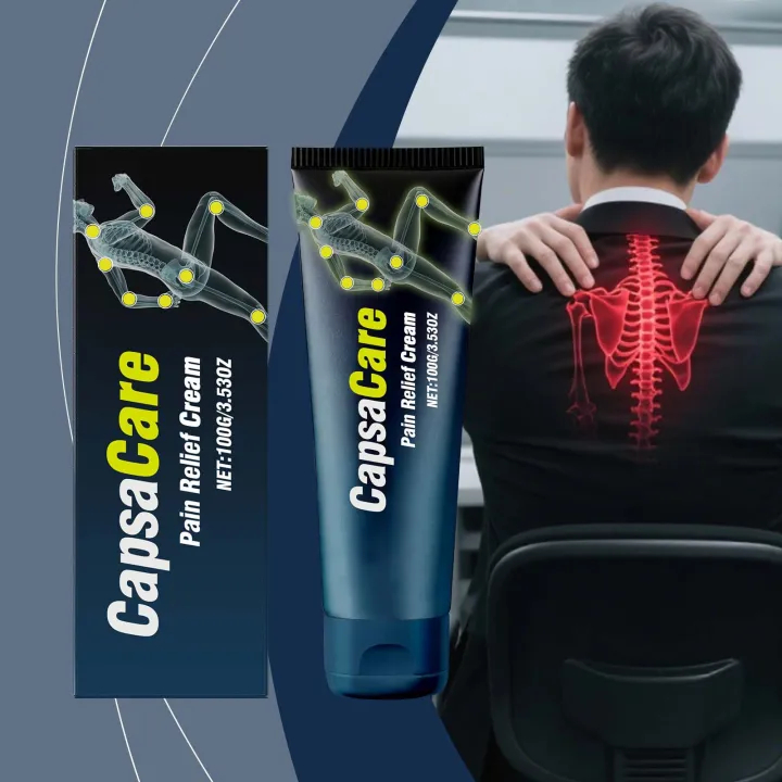 CapsaCare Pain Relief Cream, Neuropathy Relief Cream for All Skin Types ...