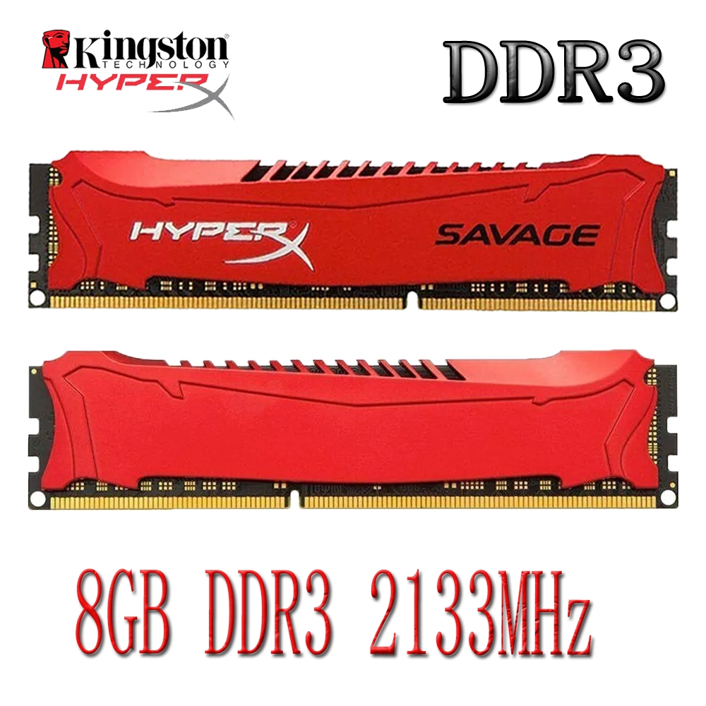 Kingston HyperX Savage DDR3 PC RAM 8GB DDR3 2133MHz PC3-17000U ...