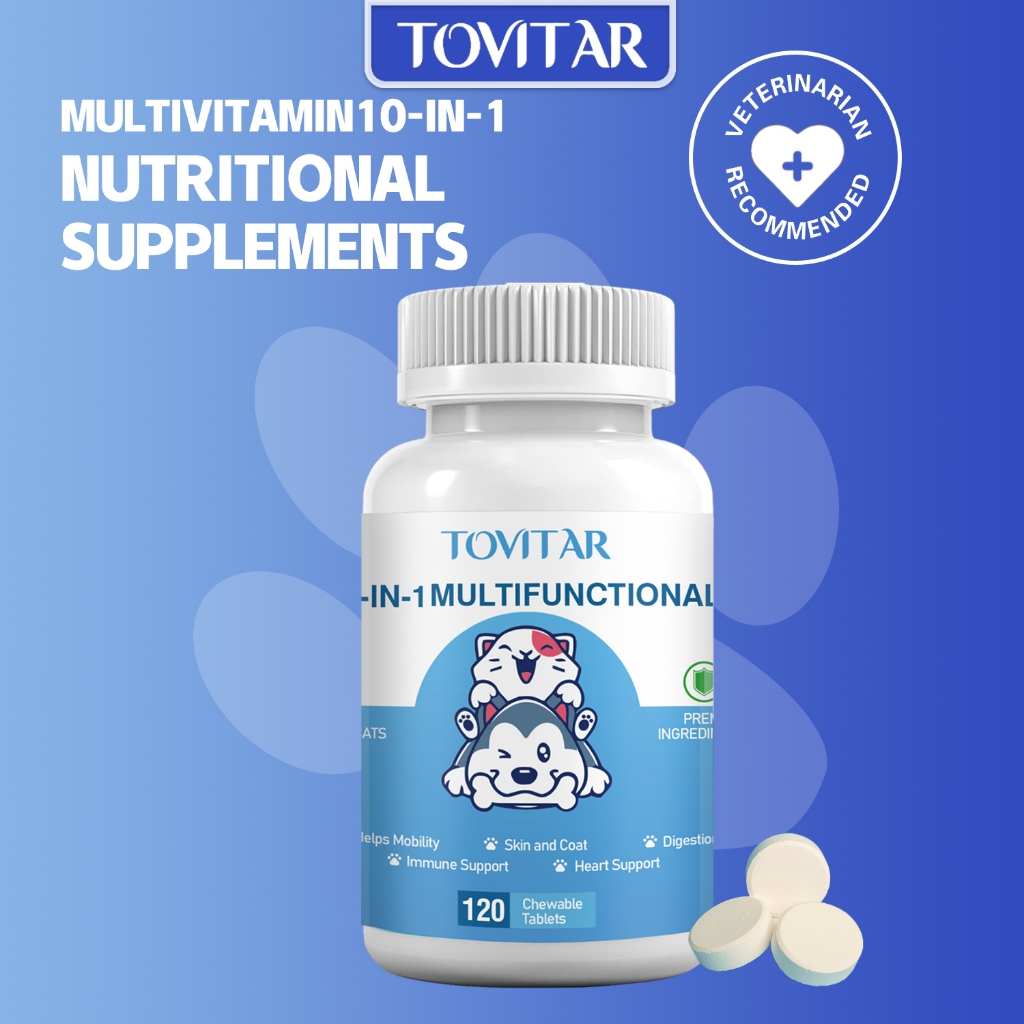 Pet cat and dog vitamin supplements , digestion, skin, and hair care ...