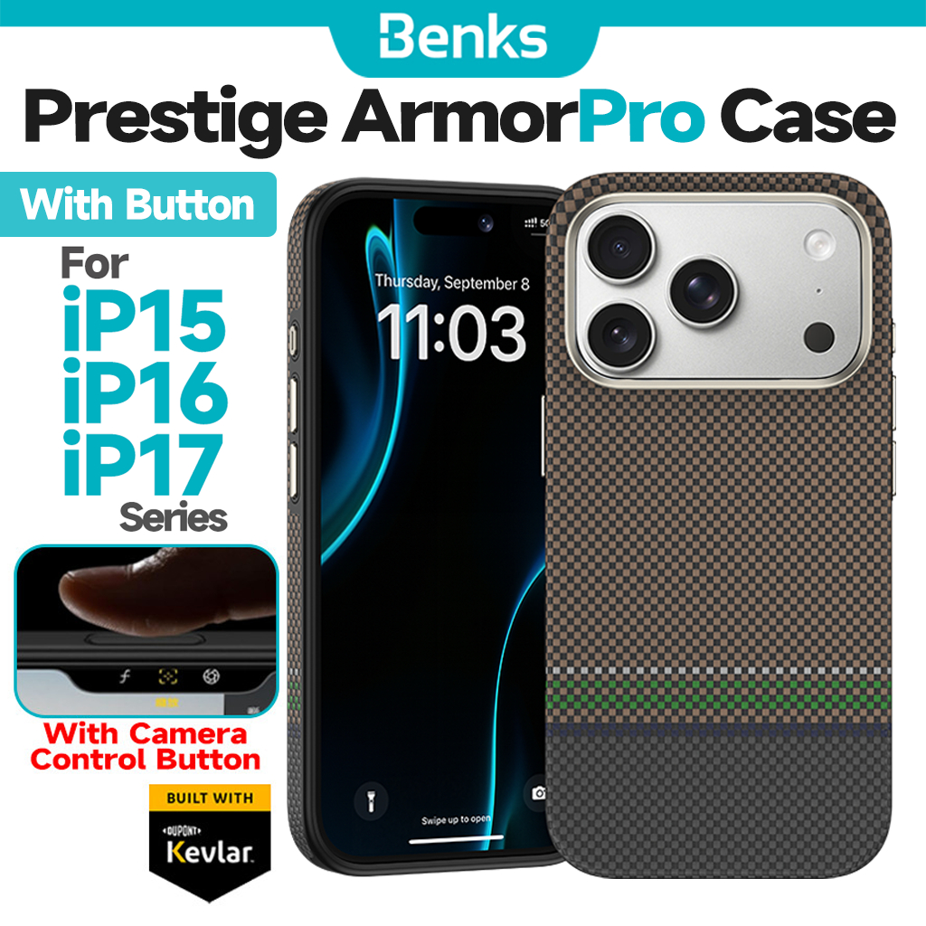 [Benks Official] Benks Magnetic Prestige ArmorPro Case Kevlar Aramid ...