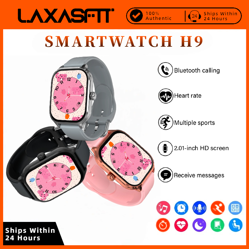 LAXASFIT H9 Pro Max smartwatch, dial to answer calls, calorie tracking ...