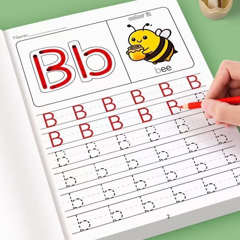 Preschoolers English ABC Alphabet Letters Tracing Book Handwriting ...