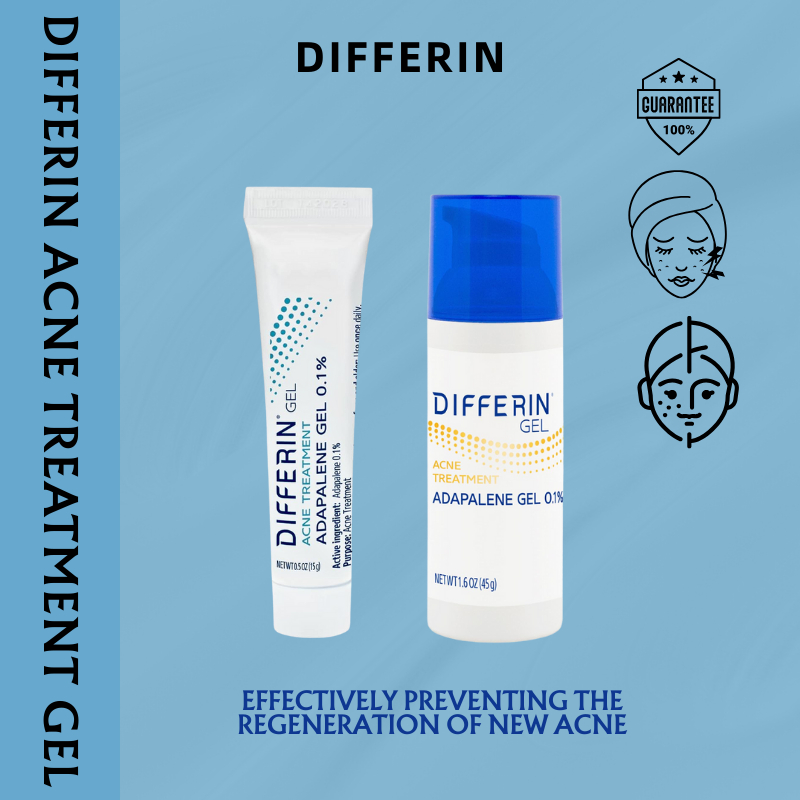 Differin Acne Treatment Gel|Acne Treatment Gel0.1% 15g/45g | Shopee ...