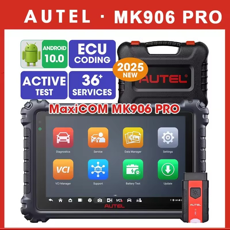 2025 Newest Autel MaxiCOM MK906PRO Diagnostic Tool, MK906 Pro OBD2 Auto ...