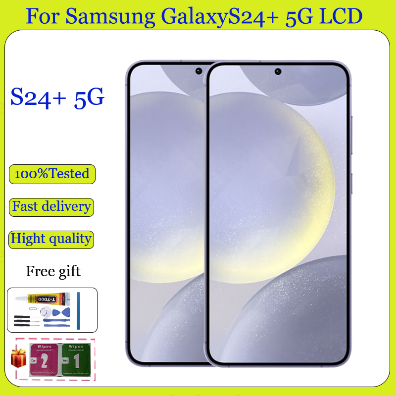 Original AMOLED For Samsung Galaxy S24 Plus 5G LCD Display Touch Screen ...