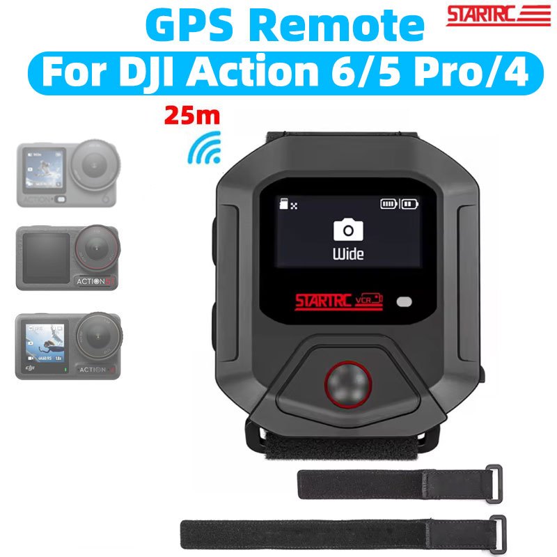 STARTRC GPS Remote for DJI Osmo Action 6/5 Pro/4 Action Camera shooting ...