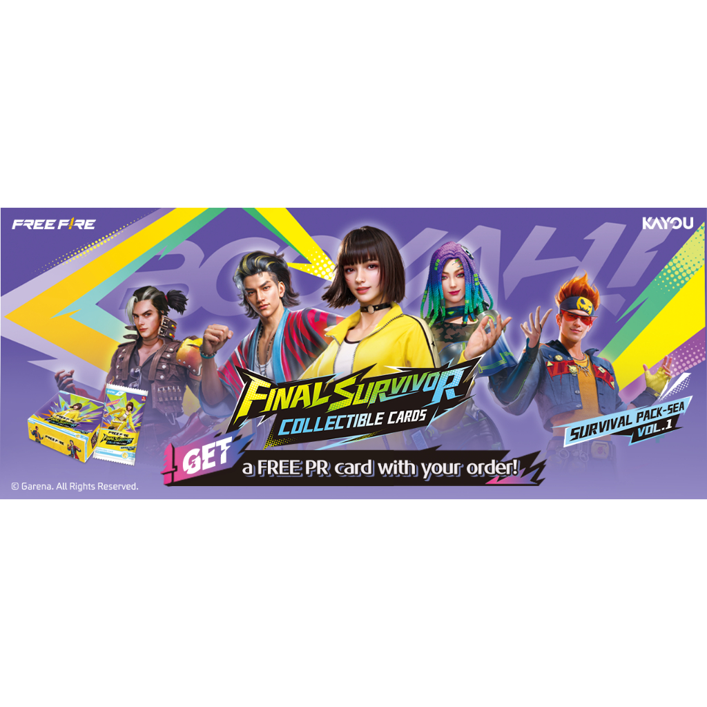 Free Fire PR card | Shopee Malaysia