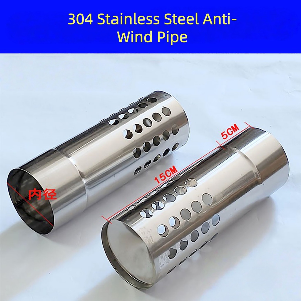 304 stainless steel anti-wind pipe hot water heater exhaust pipe ...
