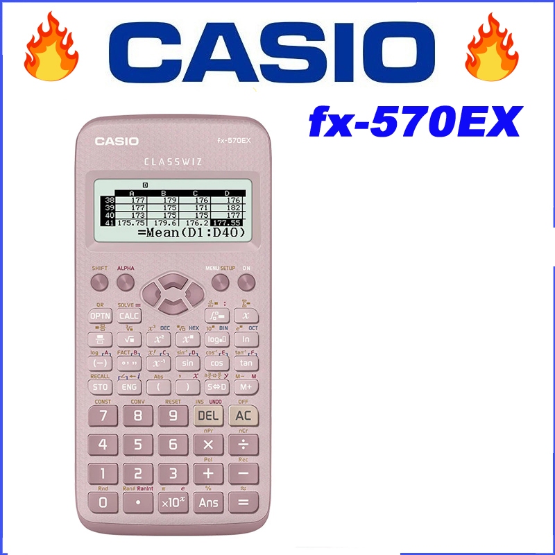 CASIO FX-570EX Scientific Calculator - Natural Textbook Display, Exam ...