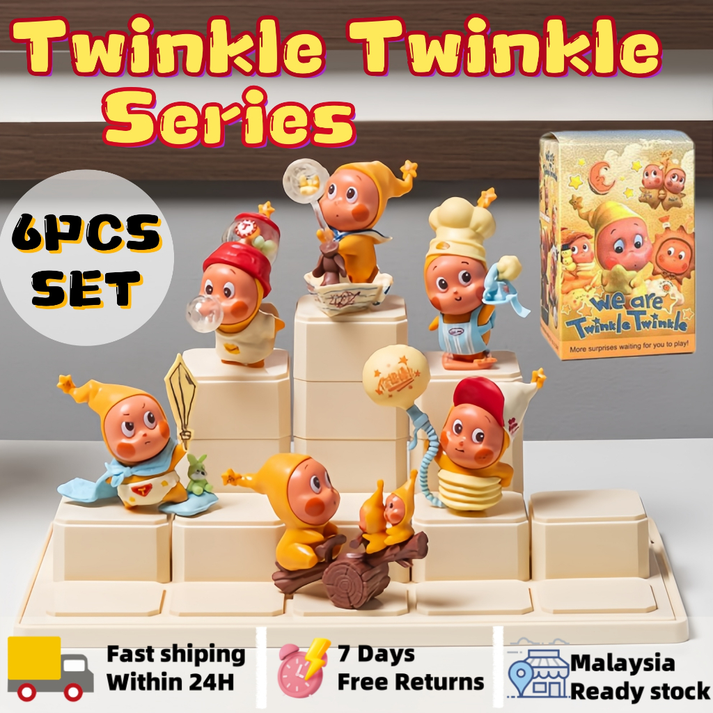 【in stock】New Model Twinkle Twinkle Series 6PCS Star people Cartoon ...