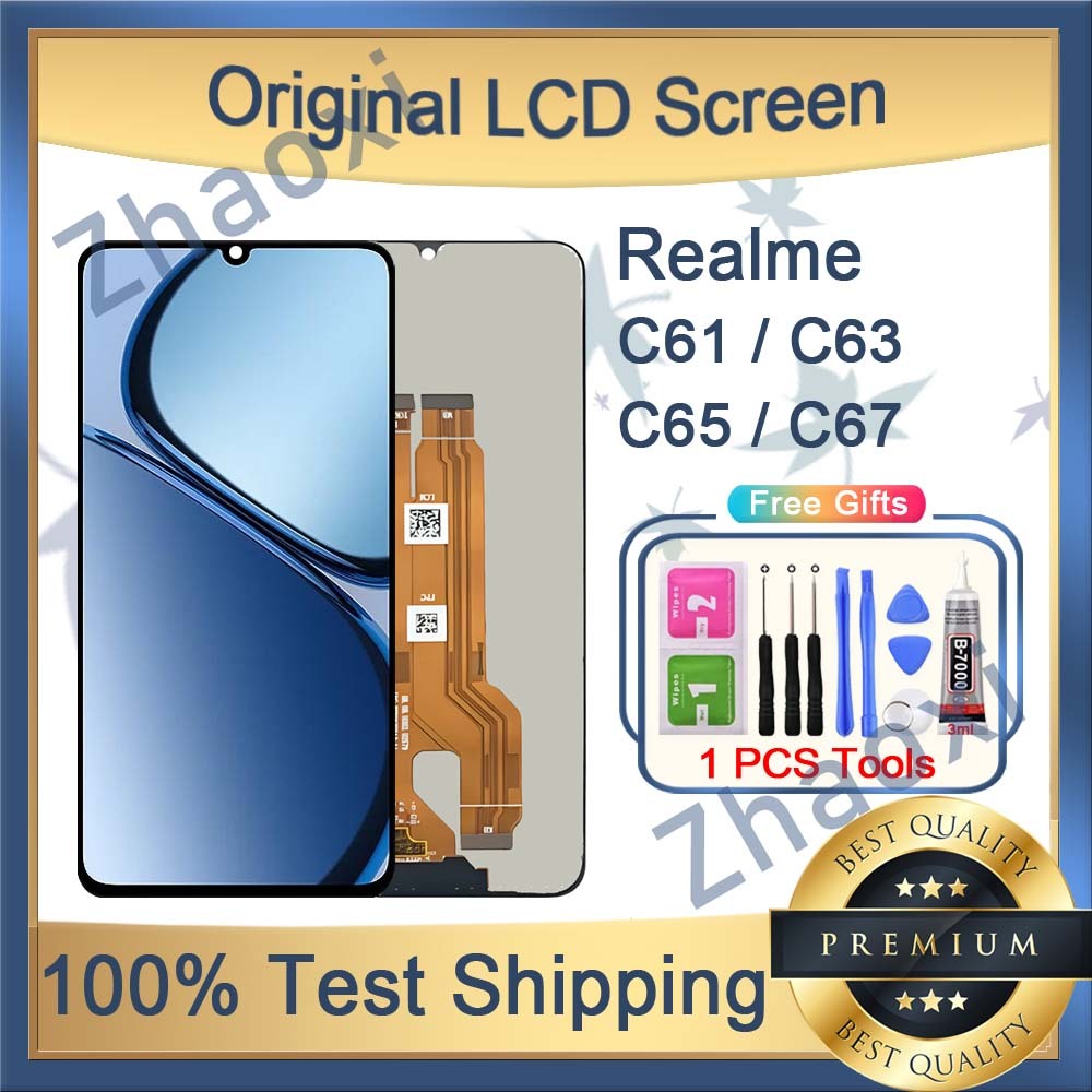 Original Realme C61 C63 C65 4G 5G C67 4G LCD Screen Replacement ...