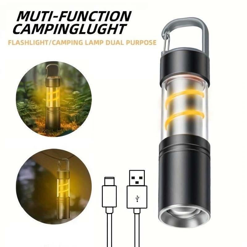 Rechargeable Mini LED Flashlight Super Bright Zoomable LED Torch with ...
