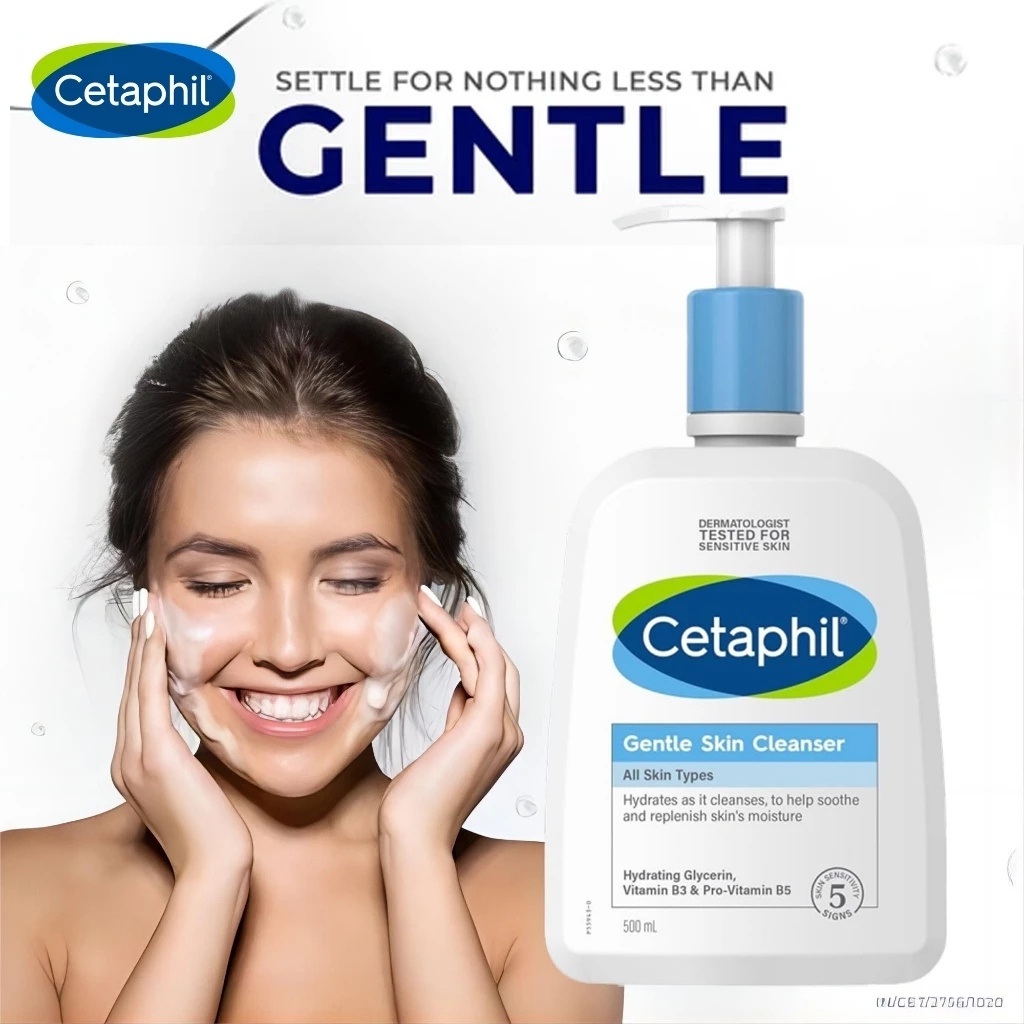Cetaphil Gentle Skin Cleanser 500ml | Soap-Free Face Wash for Dry ...
