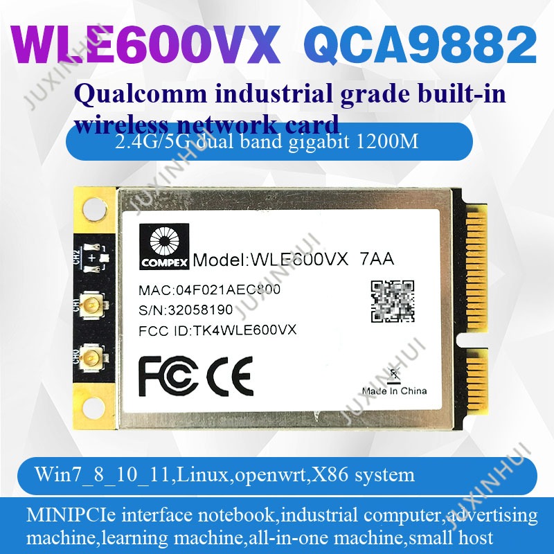 Qualcomm WLE600VX QCA9882 5G Dual-Band Wireless WIFI Network Interface ...