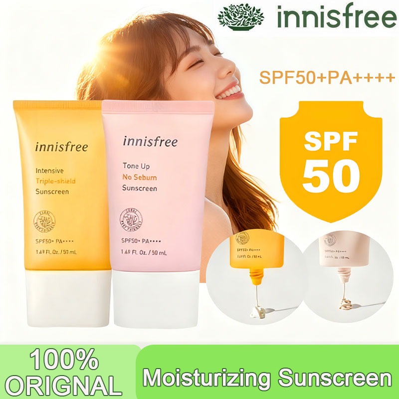 Innisfree Intensive Triple Shield Sunscreen 50ml | Tone-up No Sebum ...