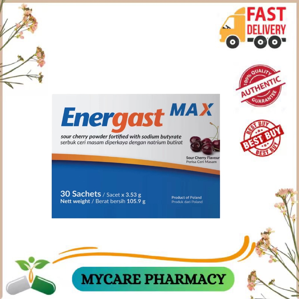 Energast MAX intestine gut health gastric bloating diarrhea Sodium ...