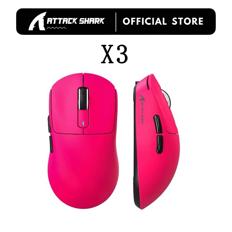 ATTACK SHARK X3 Wireless Gaming Mouse Triple Modes 200h Battery Life ...
