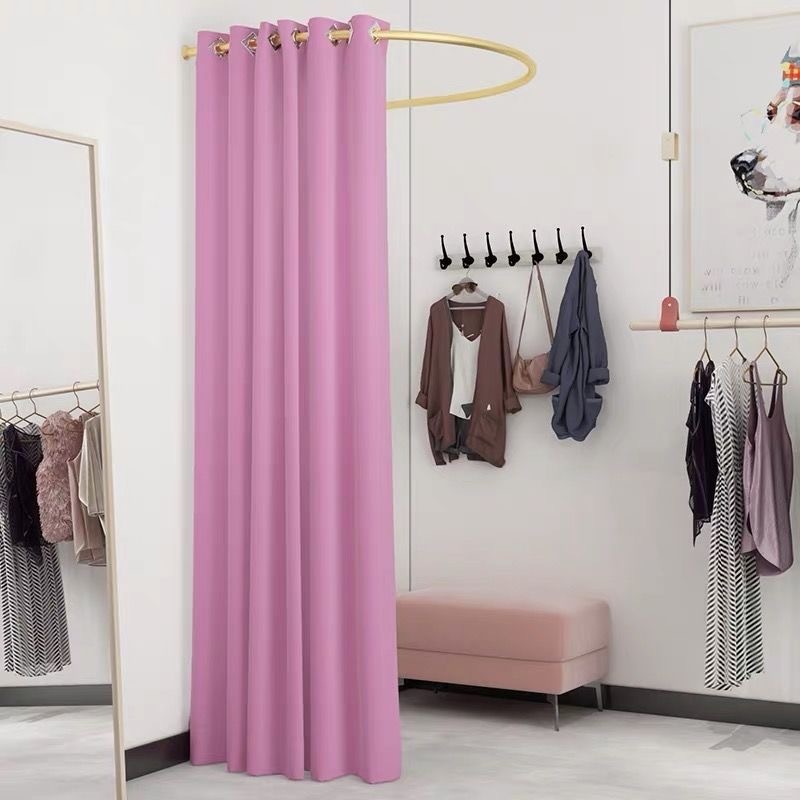 Tirai Bilik Salin U-Shaped Fitting Room Curtain | Thick Blackout ...