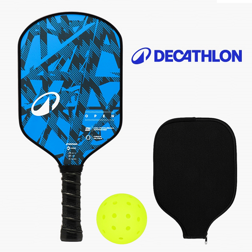 DECATHLON Pickleball Paddle Glass Fiber 16MM Thermoformed Raw Glass ...