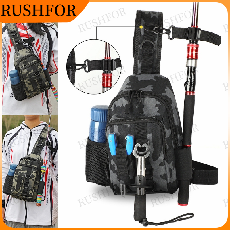 Fishing Bag Multi-Functional Lure Fishing Tackles Bag Portable Shoulder ...