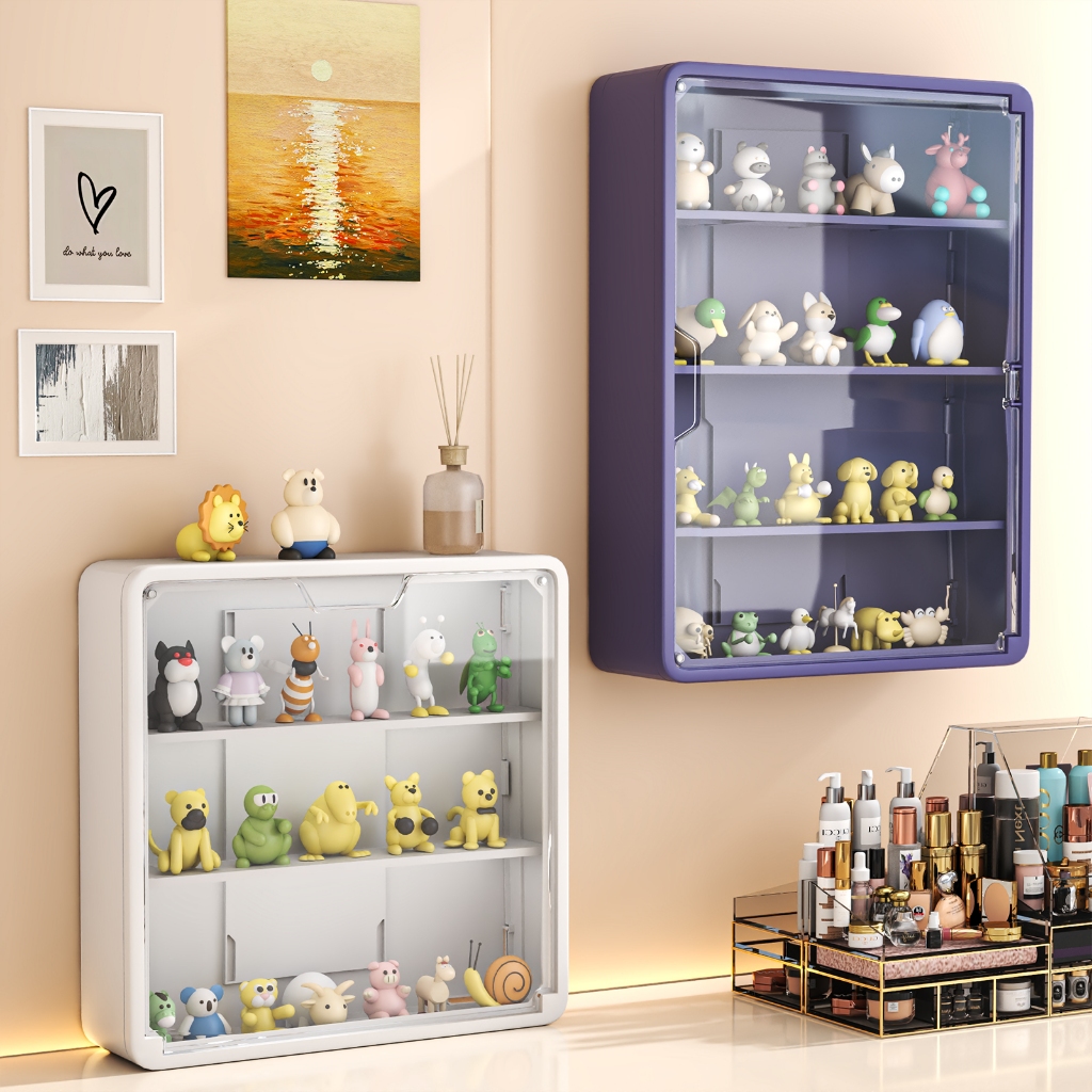 Palm0 Magnetic Transparent Blind Box Wall Hanging Figurine Display Rack ...