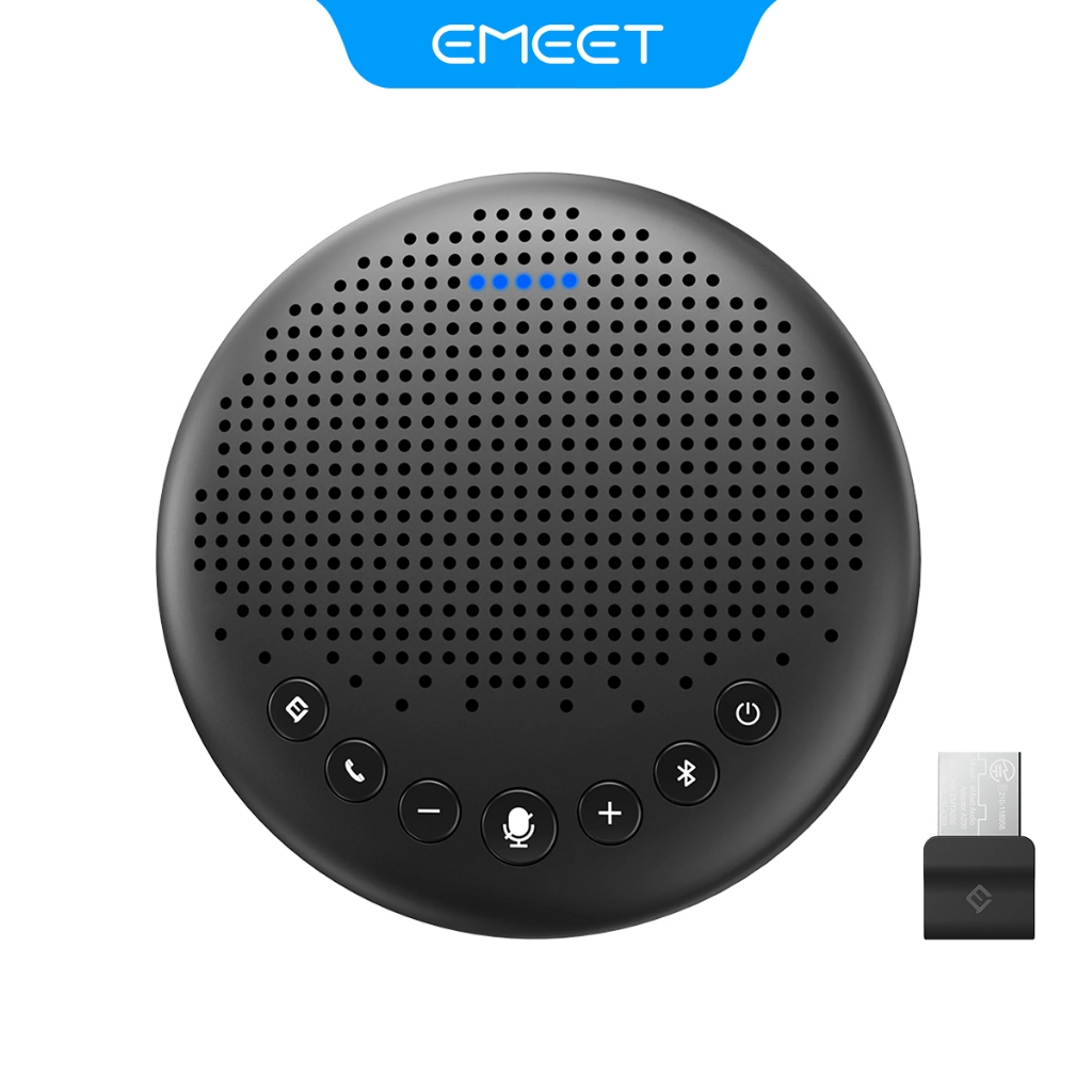 EMEET Conference Speaker and Microphone Luna 360° Voice Pickup w/Noise ...