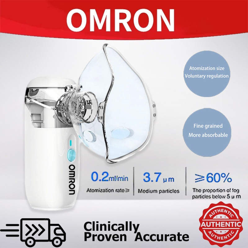 OMRON Medical Silent MeshNebulizer Handheld Asthma Inhaler Atomizer ...