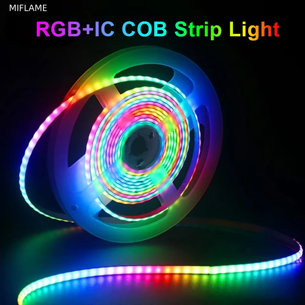 RGBIC COB LED Strip Light WS2811 WS2812 DC 5V 12V Pixel Addressable 160 ...