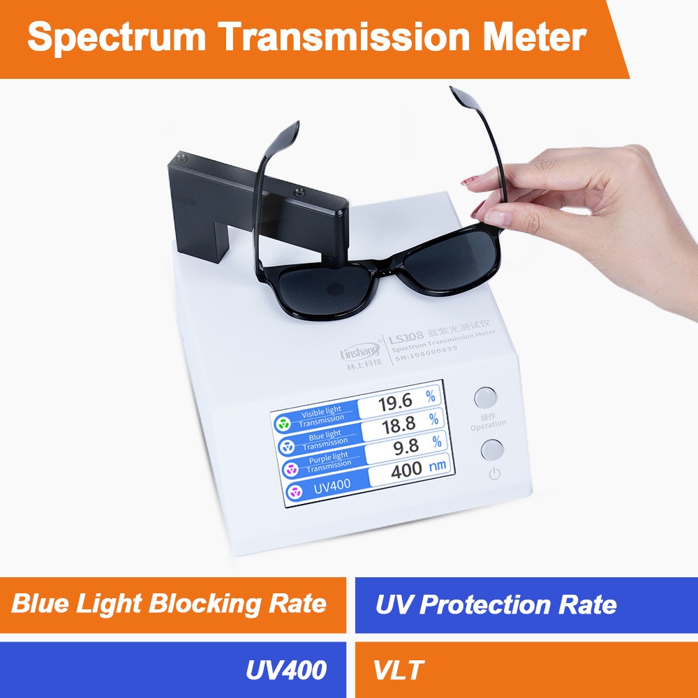Linshang LS108 Spectrum Transmission Meter 430nm Blue Light 395nm ...