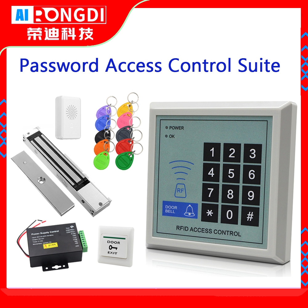 RFID 125KHz Access Card Reader Kit Magnetic Lock Access Control System ...