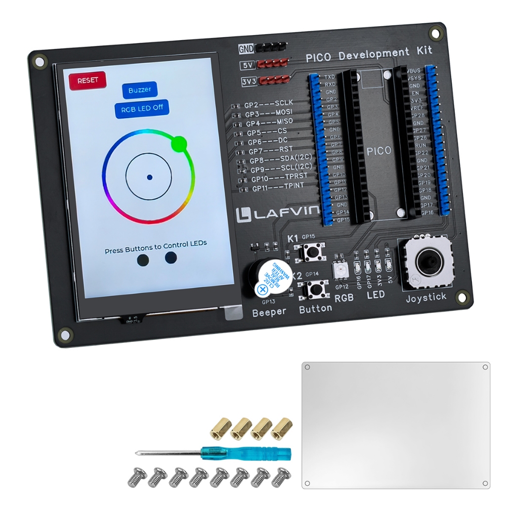 LAFVIN PICO Development Kit for Raspberry Pi Pico / Pico W with 3.5 ...