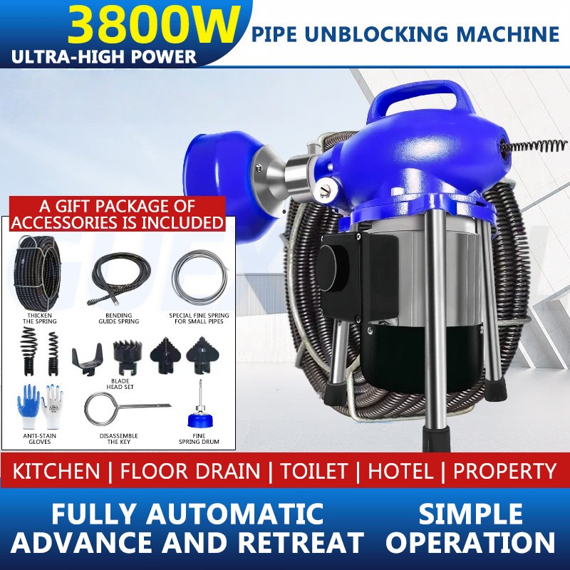 Electric Sewer Dredging Machine Pipeline Dredging And Cleaning Machine ...