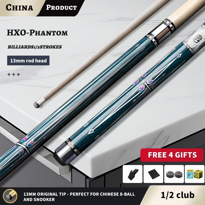13mm Billiards Cue 1/2 Joint Canadian Maple | Complete Pro Set for 8 ...