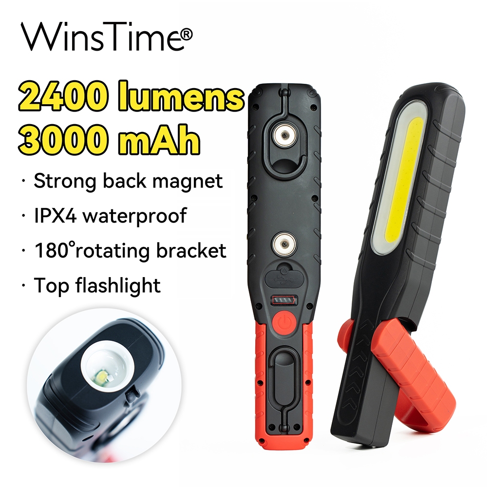 WinsTime S20 COB Work Light LED Work Lamp Rechargeable Lithium Lighting ...