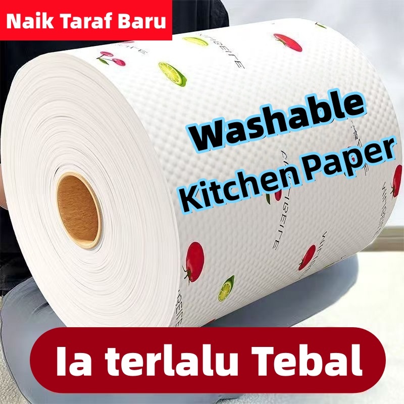 Disposable Kitchen Oil-Absorbent dishwashing towel Multi-Purpose Roll ...