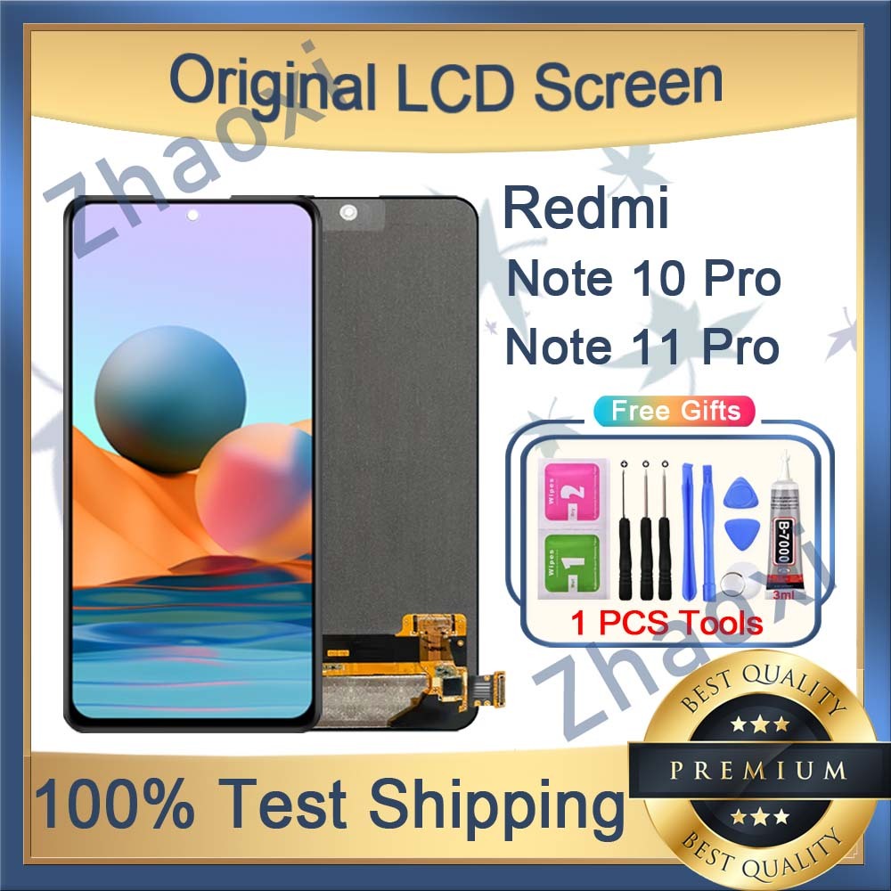 Original AMOLED Redmi Note 10 Pro Note 11 Pro 4G 5G LCD Display Screen ...