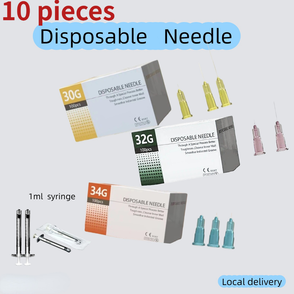 10pcs/100pcs COD 30G 32G 34G Disposable Needle individually package ...