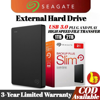 Seagate High-Speed Portable External Hard Drive 1TB/2TB USB 3.0 for PC ...