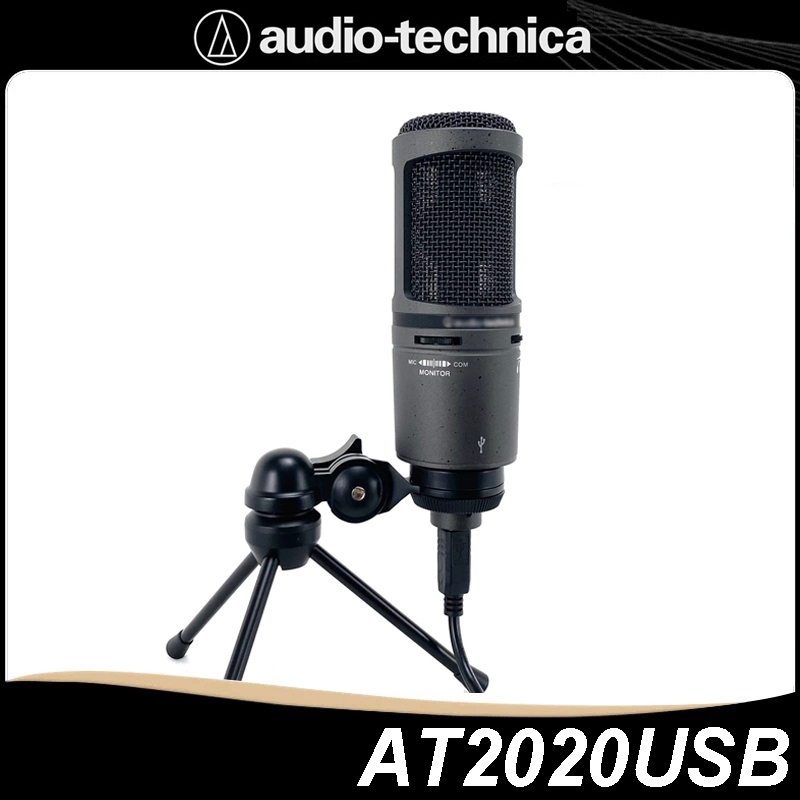 Audio-Technica AT2020USB Condenser USB Microphone Live Streaming ...