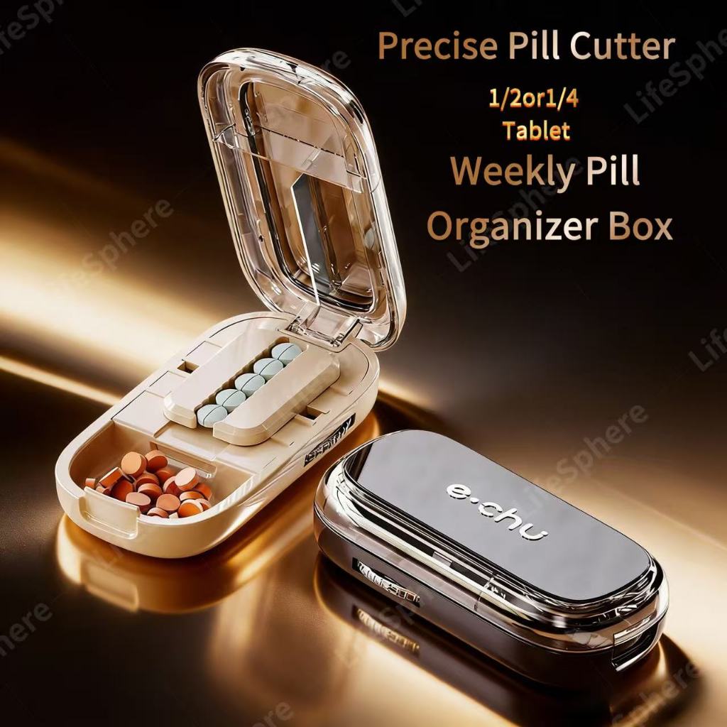 🔥Ship 24h🔥Precise Pill Cutter Pill Dispenser One Quarter Pill Cutter ...